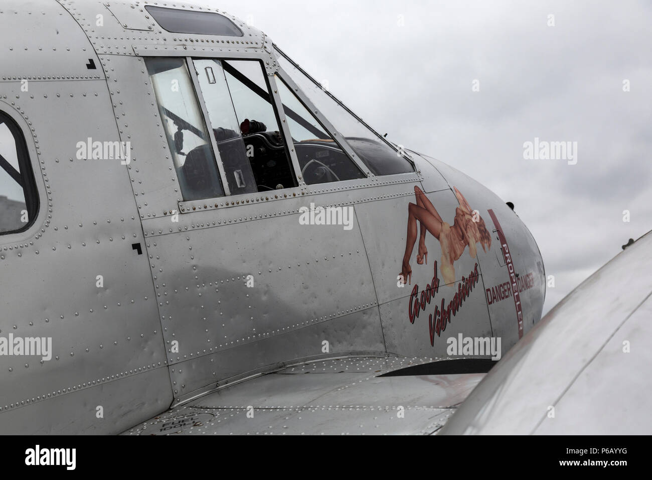 Beech 18 aircraft hi-res stock photography and images - Alamy