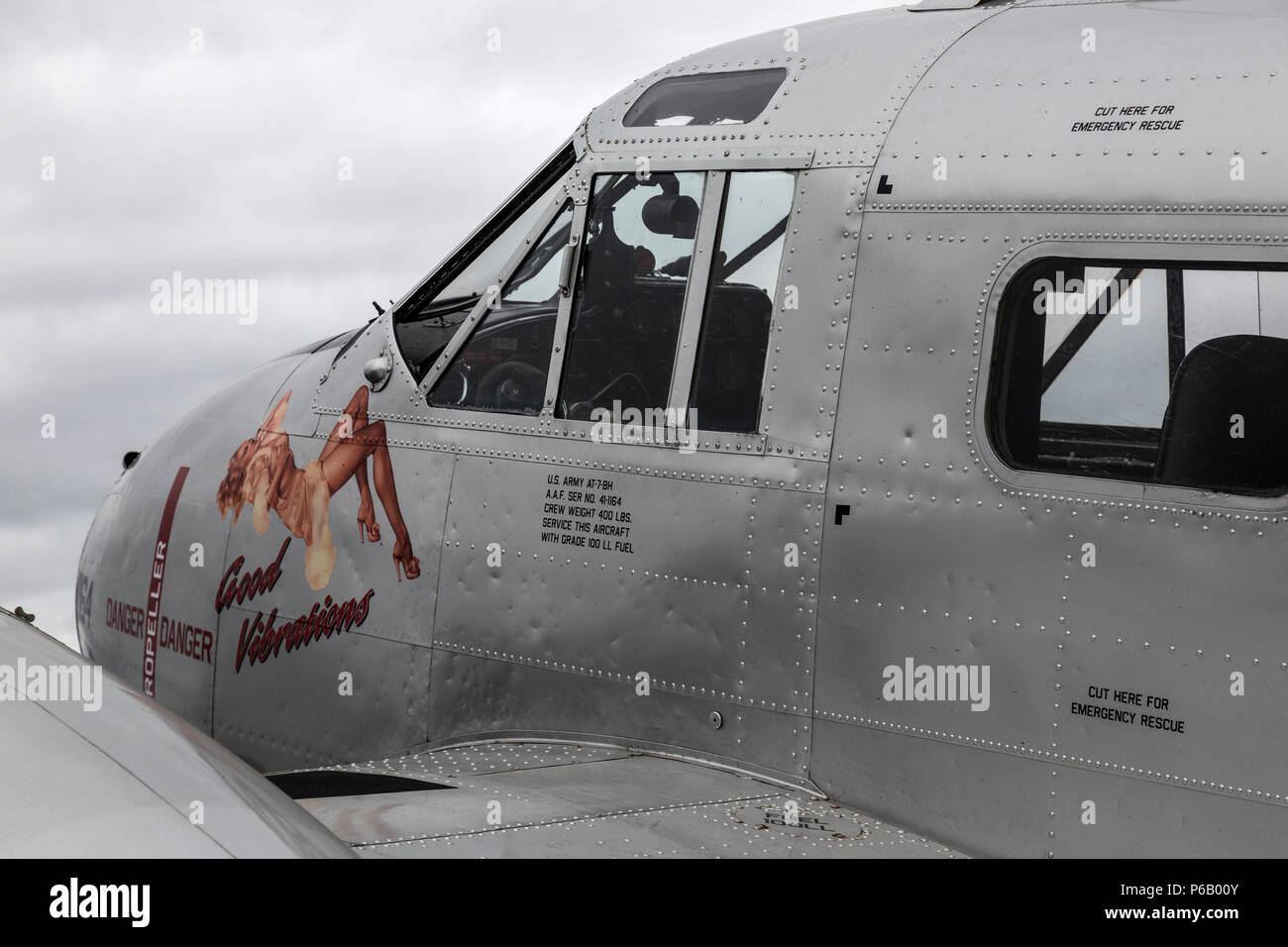 Beech 18 aircraft hi-res stock photography and images - Alamy