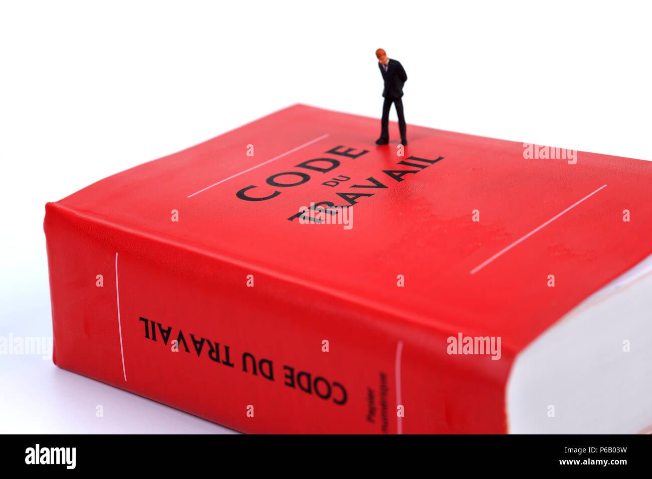 French work law book Stock Photo - Alamy