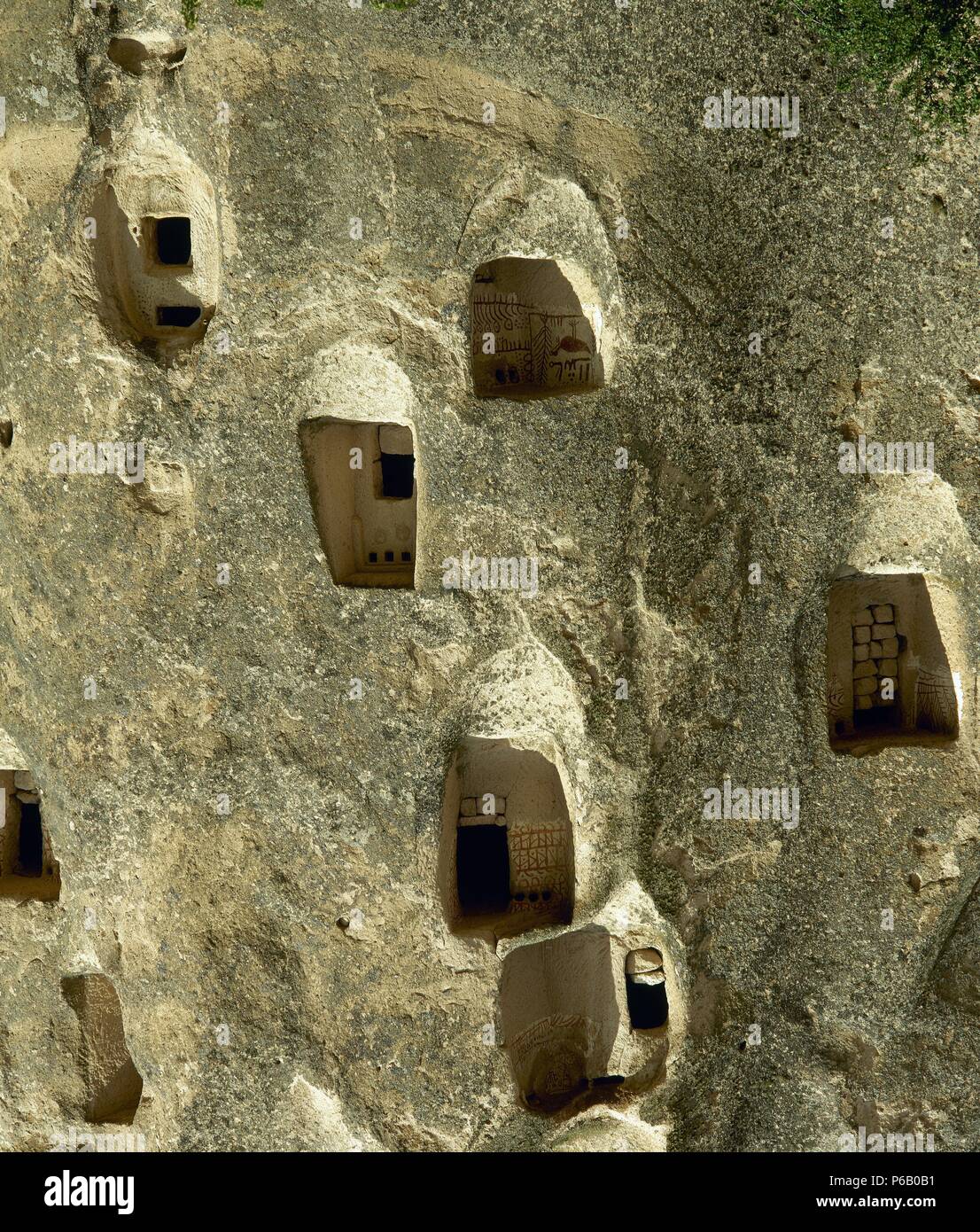 Inside rock house uchisar cappadocia hi-res stock photography and ...
