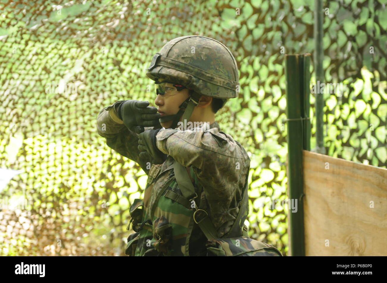 1st Lt. Jung, Ji Eun an infantryman and a Seoul native , 2nd Company ...