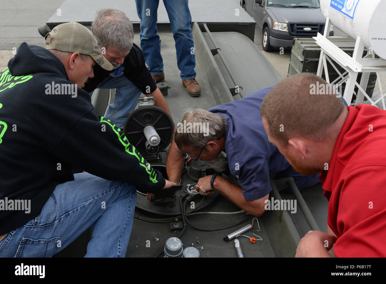 The Isometrics R-11 Refueler truck works on the truck fabrication team ...