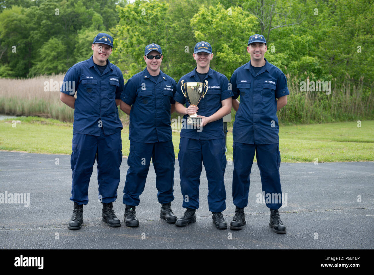 Coast Guard Seaman Thomas Halligan, Coast Guard Petty Officer 2nd Class ...