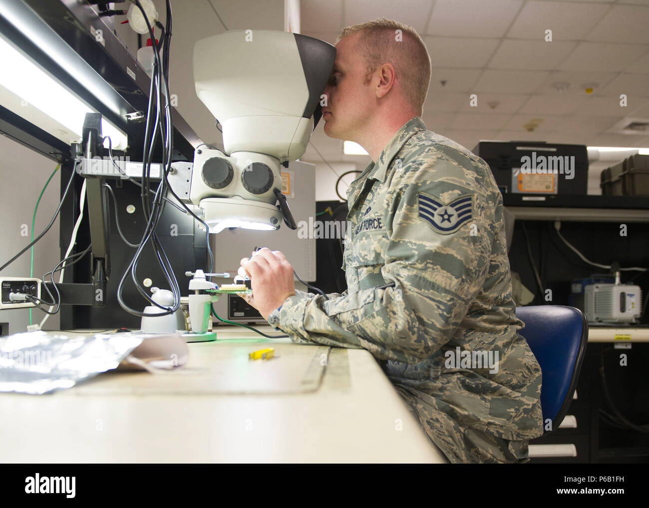 Staff Sgt. Kyle Eilefson, an Air Force Repair Enhancement Program ...