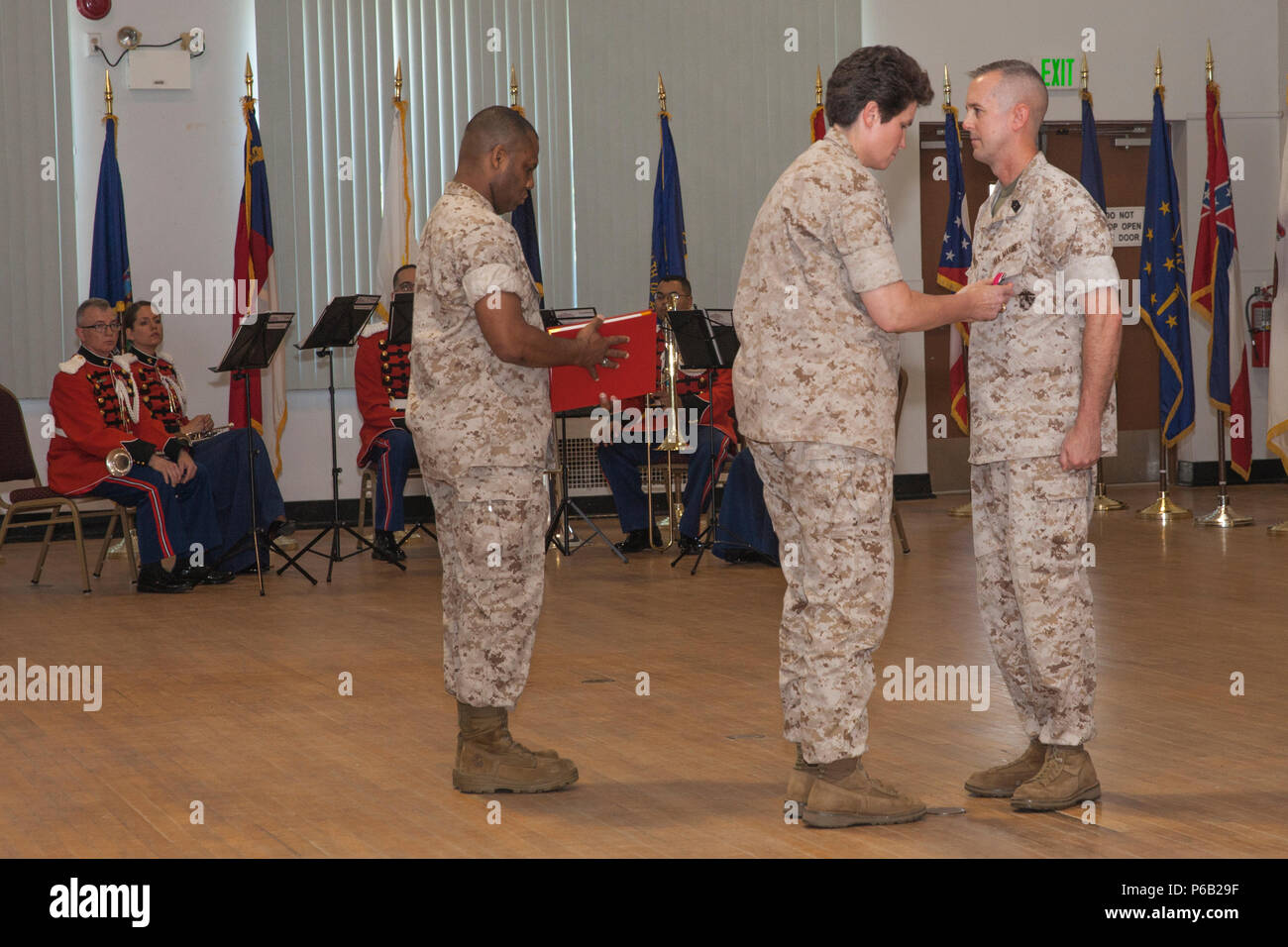 U.S. Marine Corps Brig. Gen. Loretta E. Reynolds, commander, Marine ...