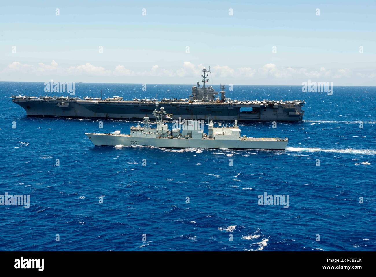 Royal Canadian Navy Halifax Class Frigate High Resolution Stock ...