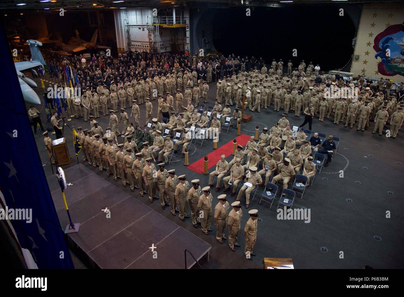 160916-N-KK394-147 ARABIAN GULF (Sept. 16, 2016) Newly pinned chief ...