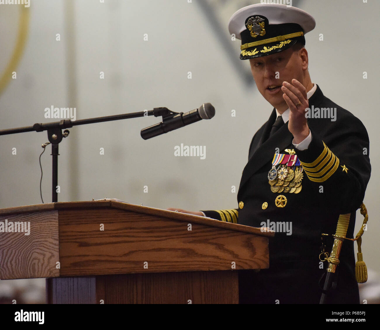 170112-N-MX772-564 BREMERTON, Wash. (Jan. 12, 2017) Capt. Kevin Lenox ...