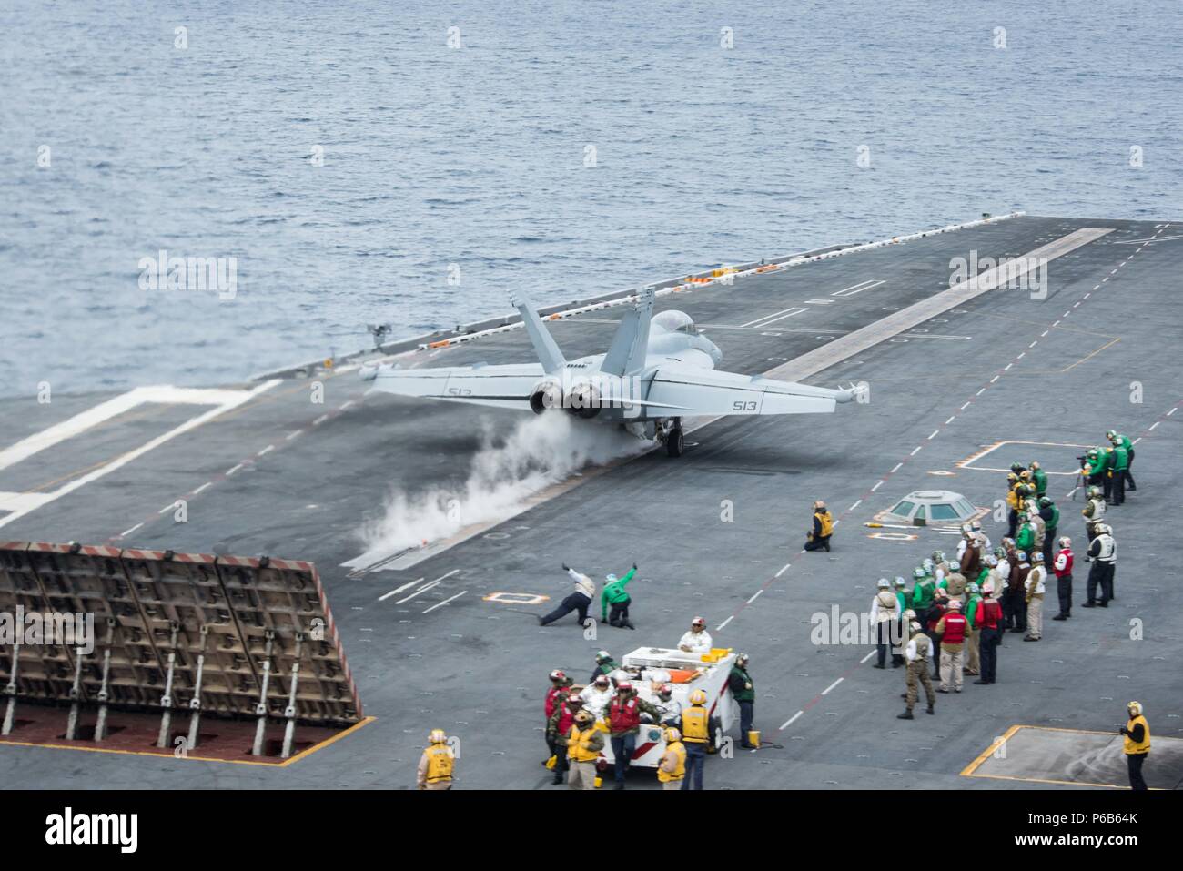170210-N-AD499-331 PACIFIC OCEAN (Feb. 10, 2017) An EA-18G Growler ...
