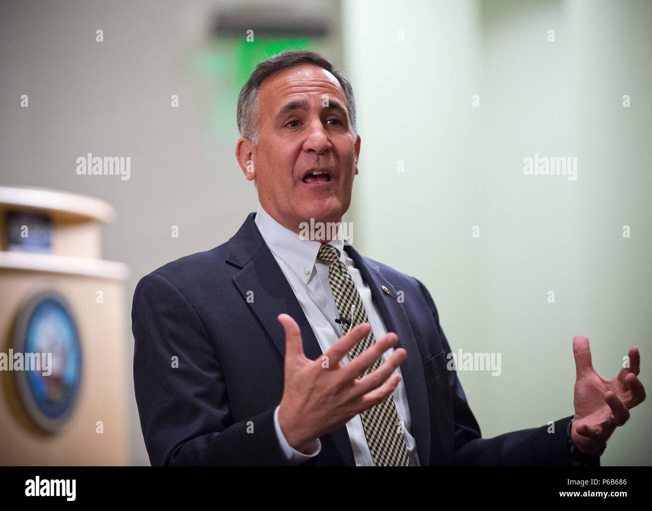 Retired Marine Col. Art Athens, director of the U.S. Naval Academy’s ...