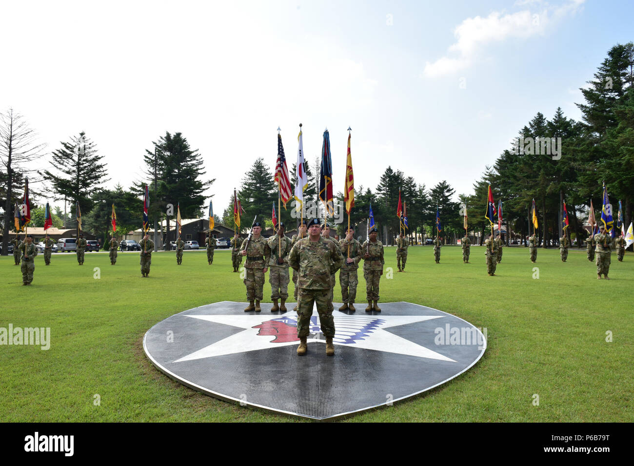 CAMP RED CLOUD, Republic of Korea – Col. Brandon D. Newton, U.S. Army Garrison Camp Red Cloud ...