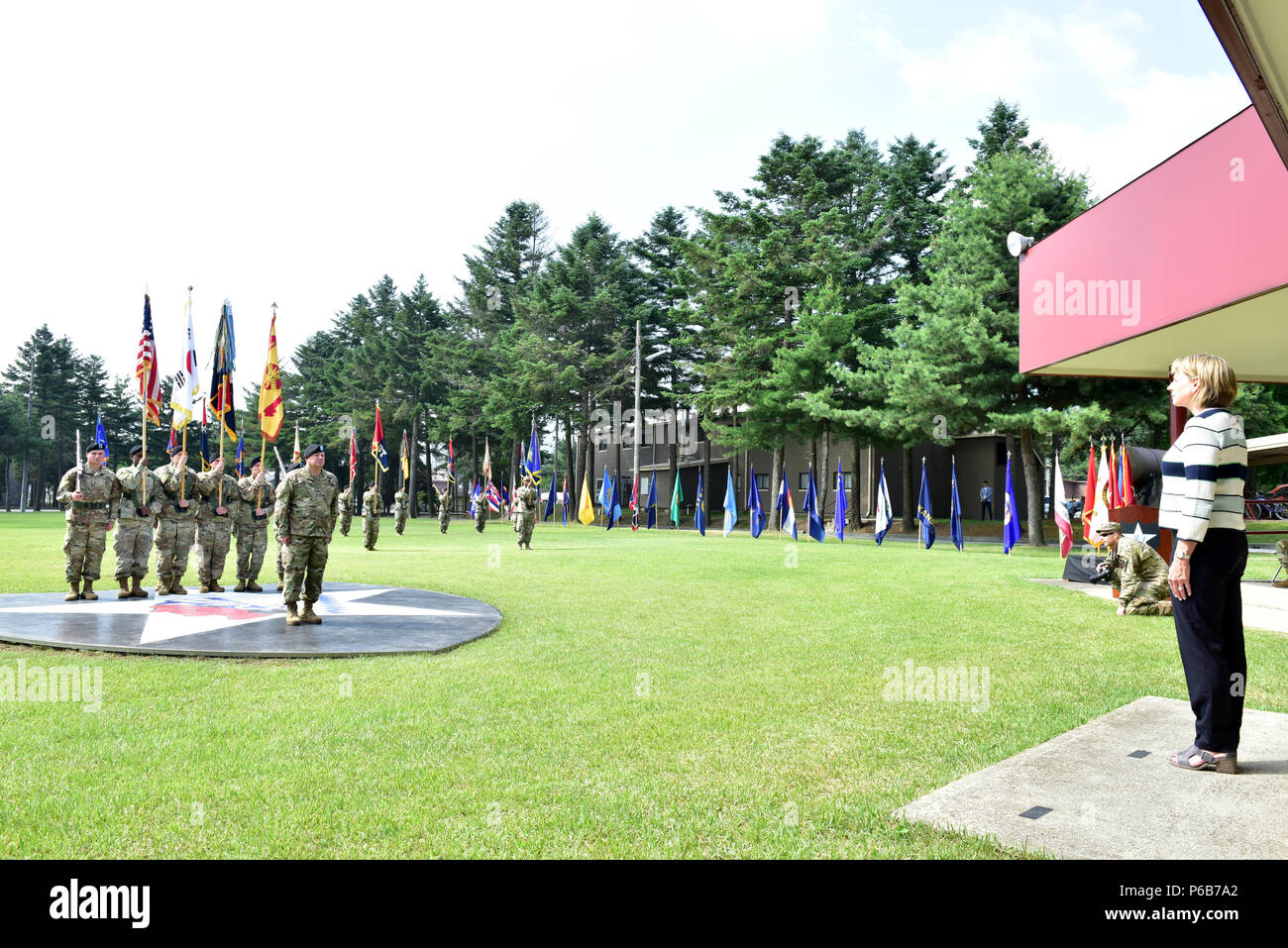 CAMP RED CLOUD, Republic of Korea – Col. Brandon D. Newton, U.S. Army Garrison Camp Red Cloud ...