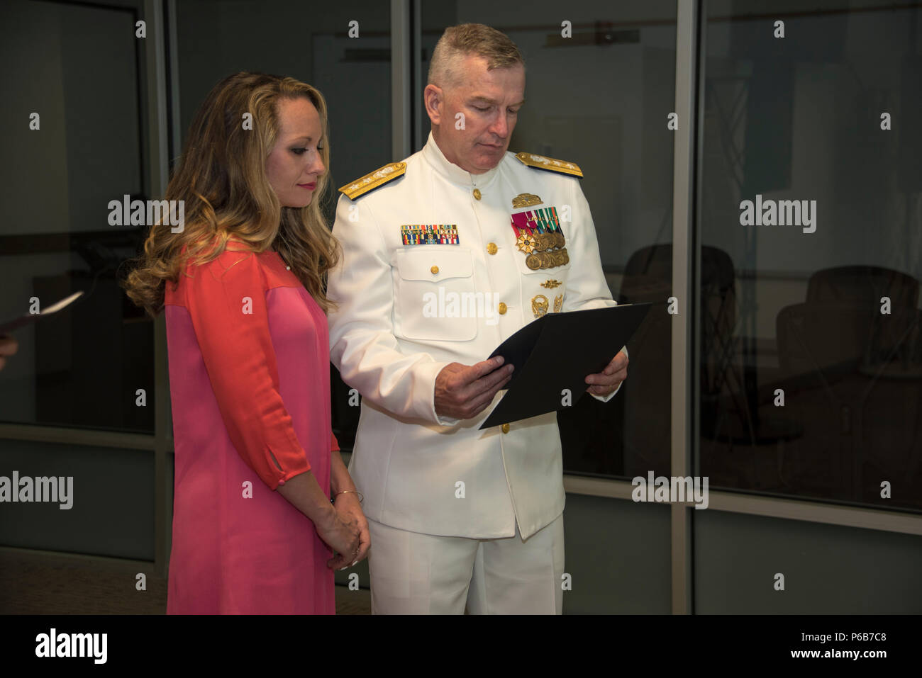Rear Adm. Peter Brown, Commander of Coast Guard District Seven ...