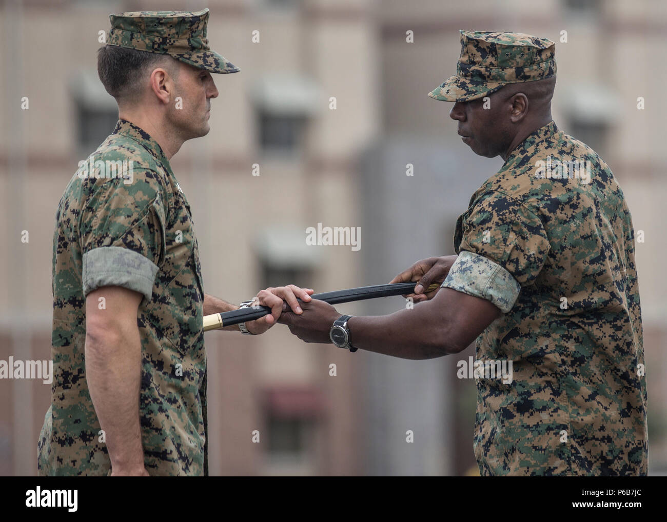 Col. Jay M. Holtermann, commanding officer, 15th Marine Expeditionary ...