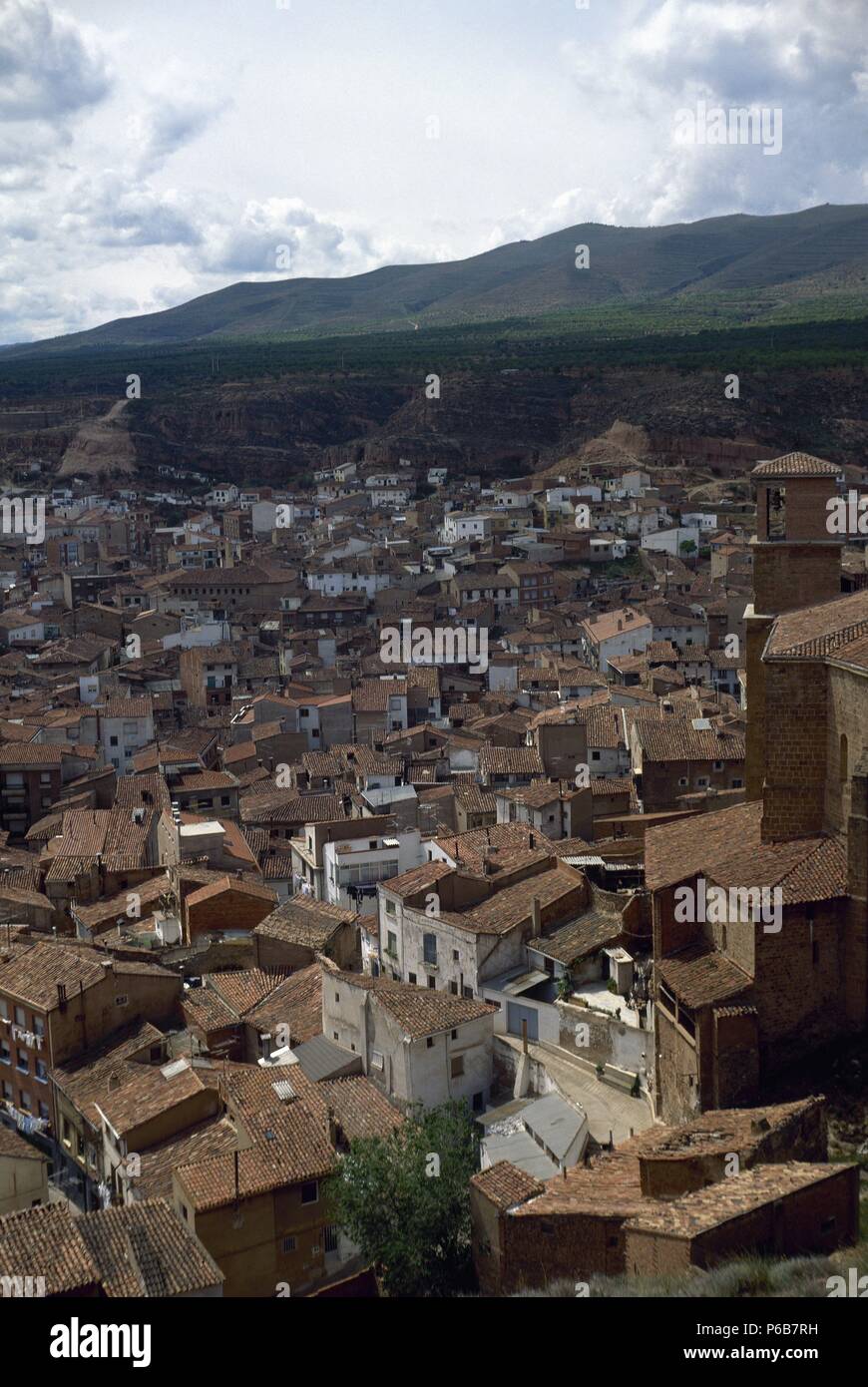 Spain. La Rioja. Arnedo. Overview Stock Photo - Alamy