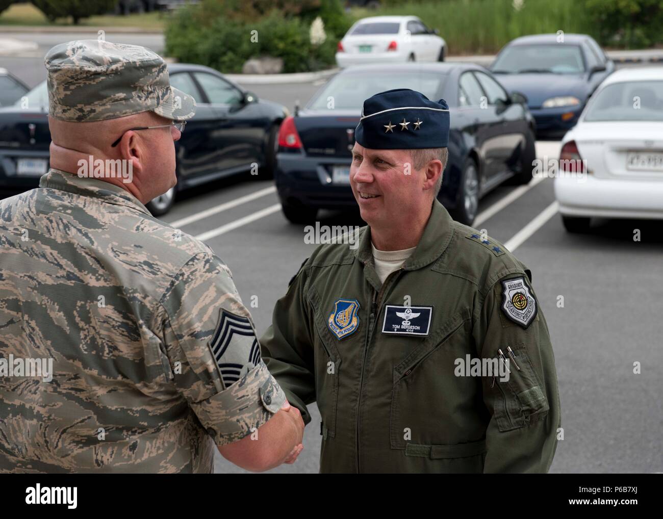 Chief Master Sgt. Robert Baker, Chief Enlisted Manager from the 8th ...