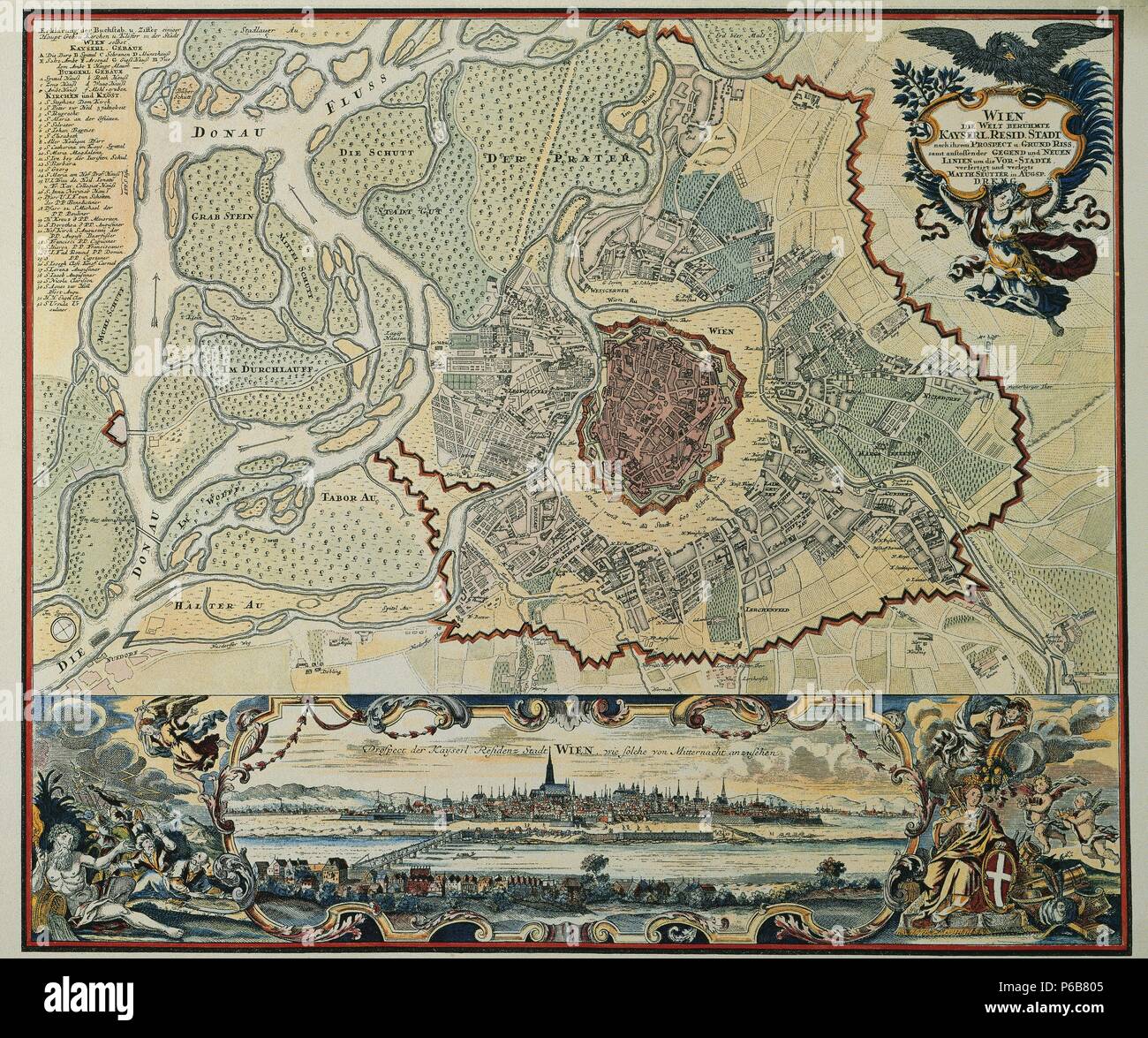Map of vienna 18th century hi-res stock photography and images - Alamy