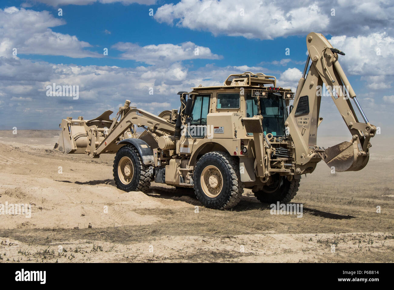 Engineers attached to the 1-163rd Combined Arms Battalion, Montana Army ...