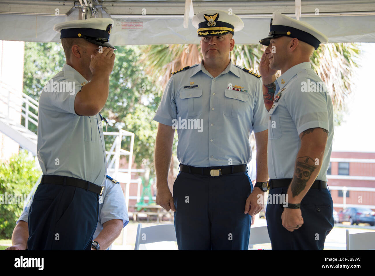Senior Chief Petty Officer Brian Martin assumes command of Coast Guard ...