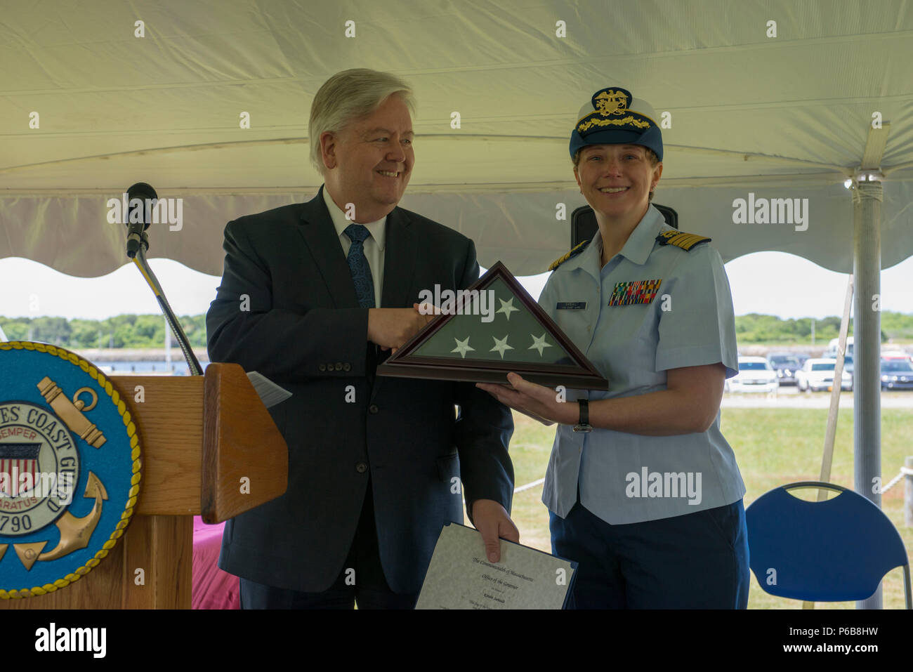 Captain Kristen S. Sareault, USPHS, retires from active duty at USCG ...