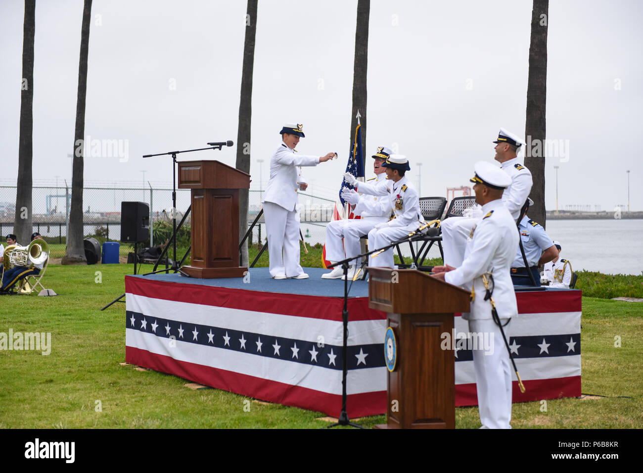 Coast Guard Captain Monica L. Rochester, commanding officer, Sector Los ...