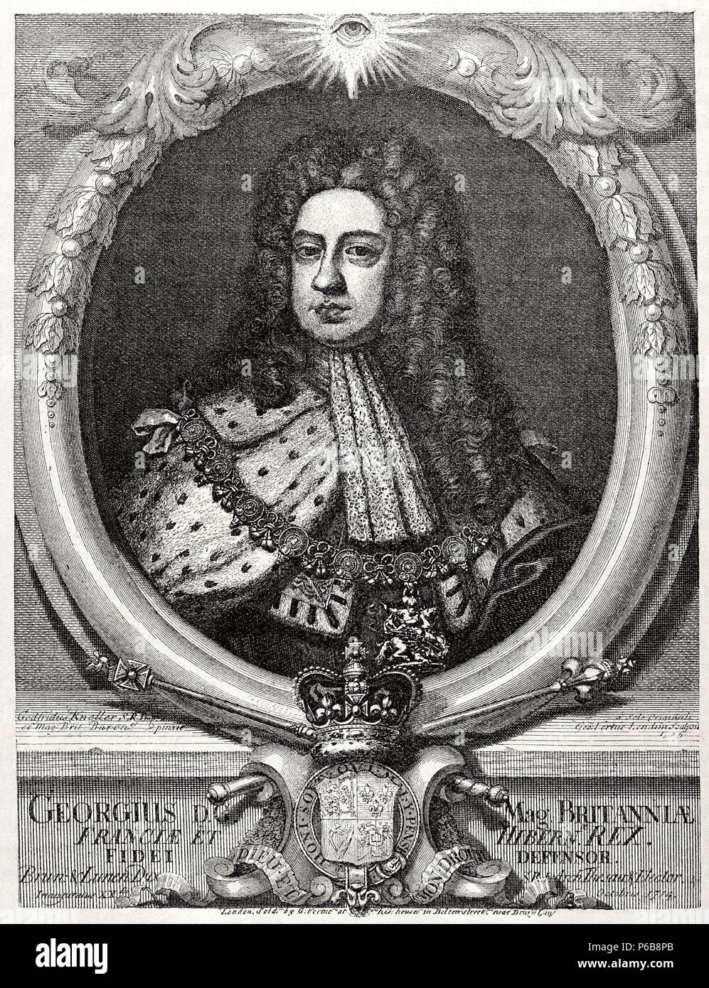 George II (1683-1760). King of Great Britain and Ireland. Elector of ...