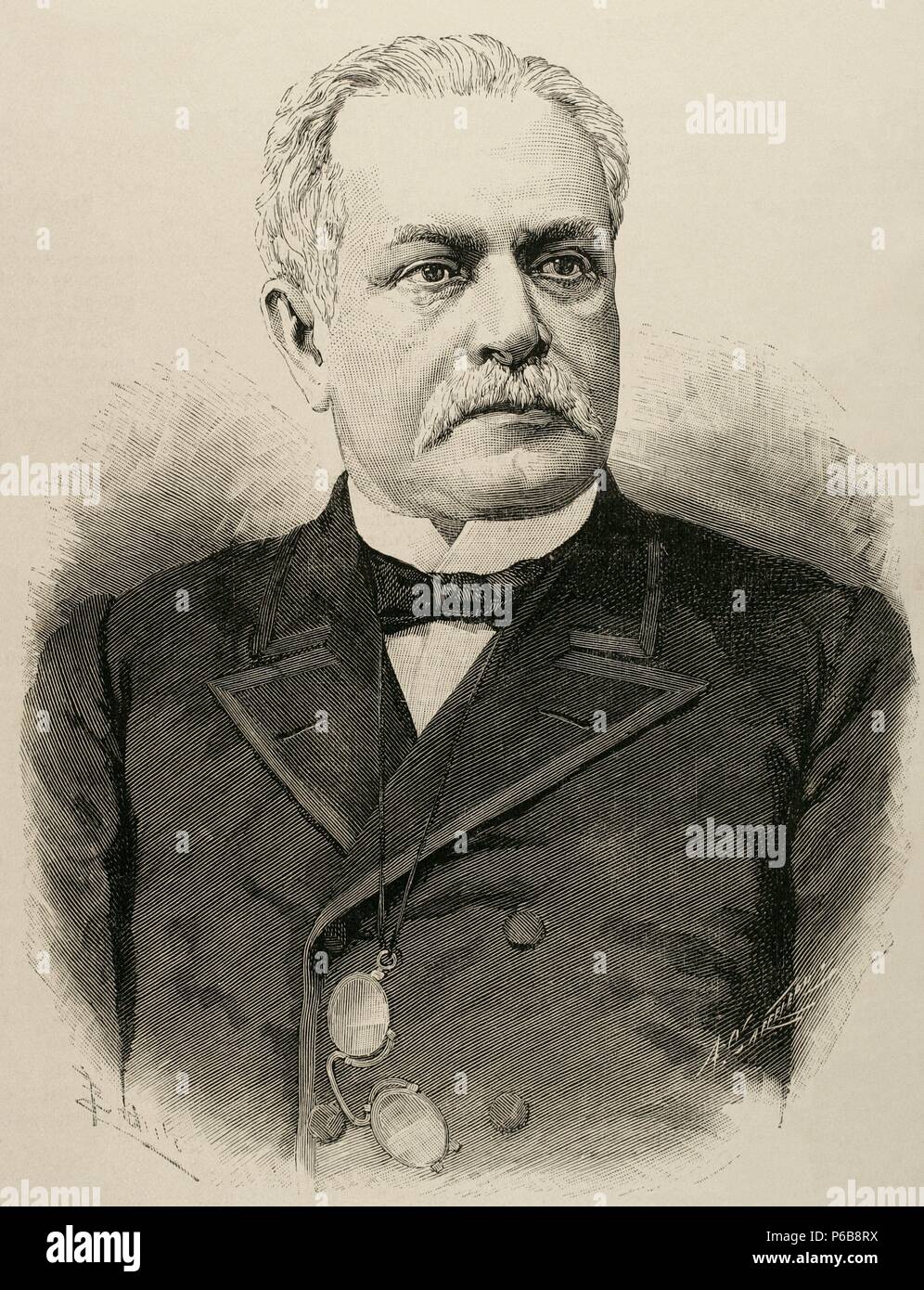 Placido Jove Hevia (1823-1909). Political, poet and diplomat. Spanish ...