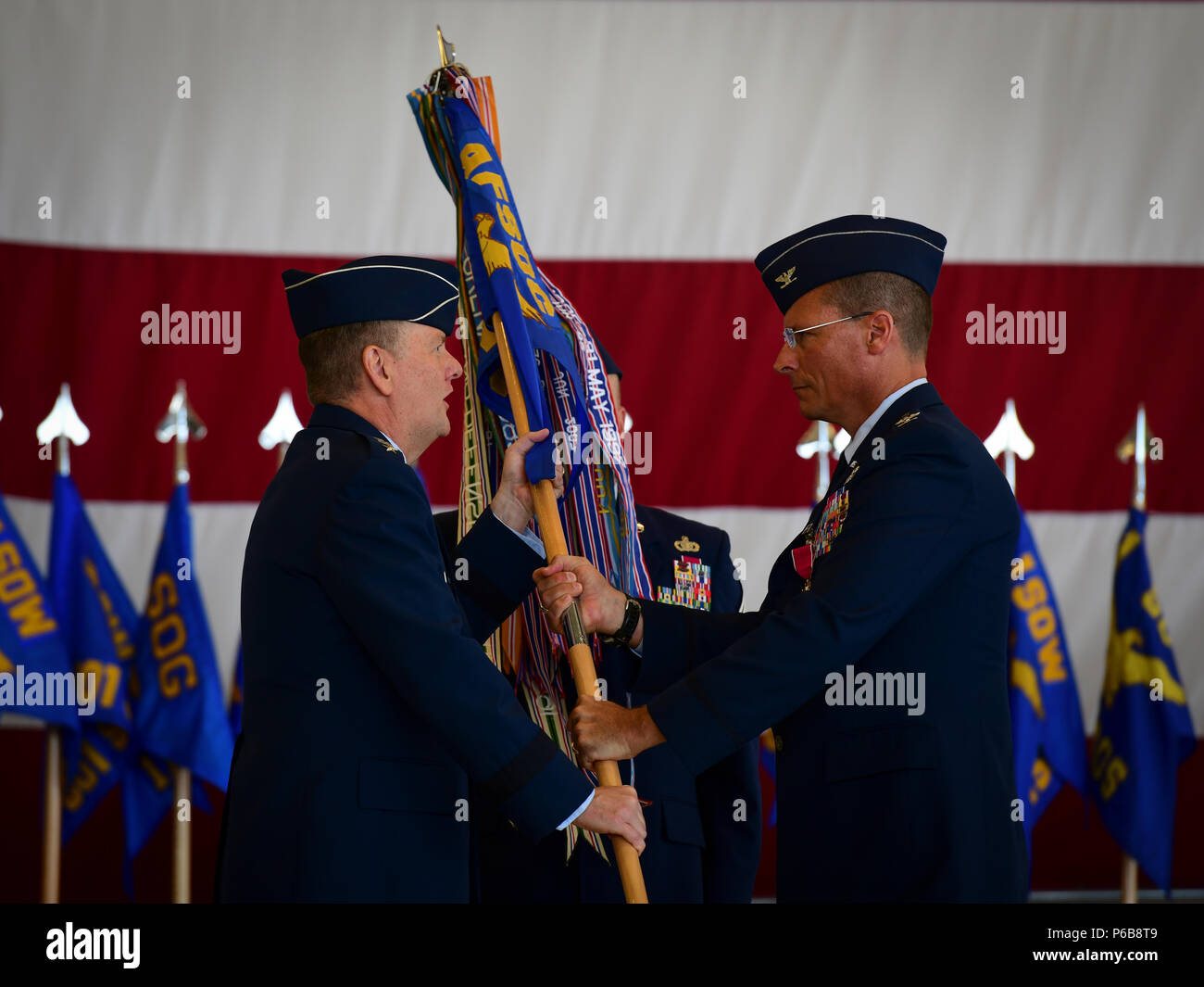 U.S. Air Force Col. Tom Palenske, outgoing commander of the 1st Special ...