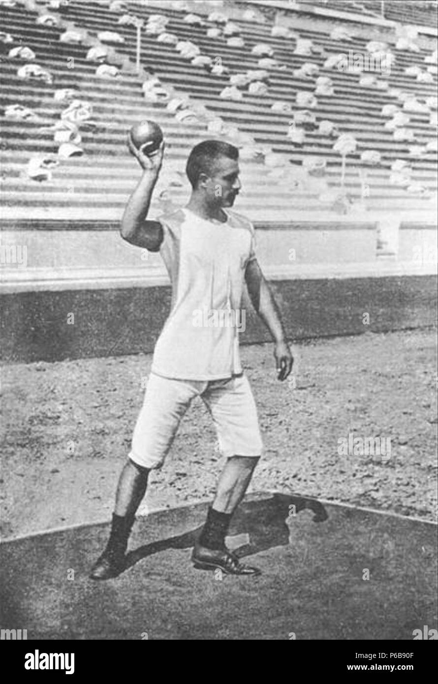 1896 Summer Olympics - Shot put Stock Photo - Alamy