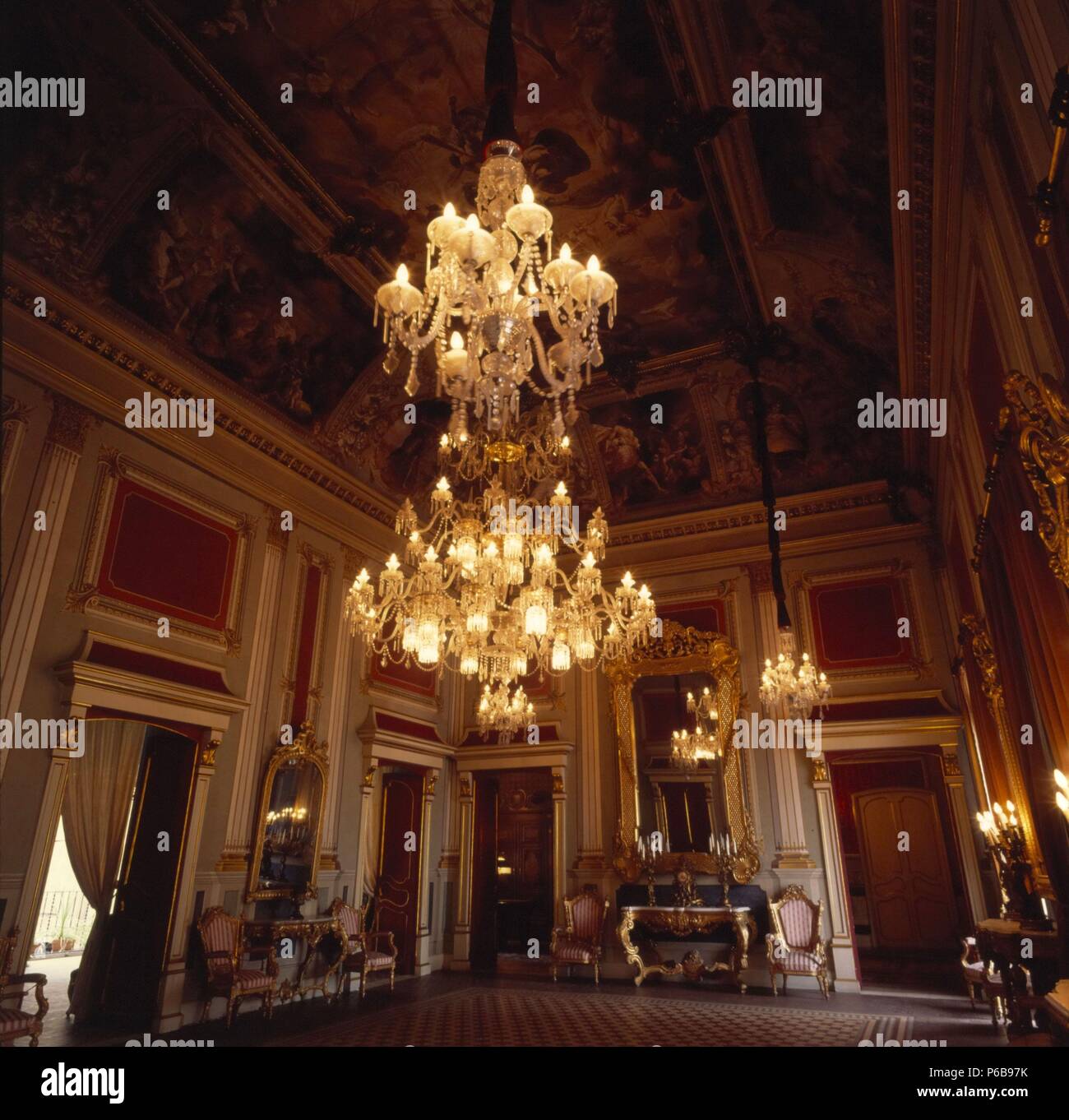 Castellarnau House Salon, Tarragona Stock Photo - Alamy