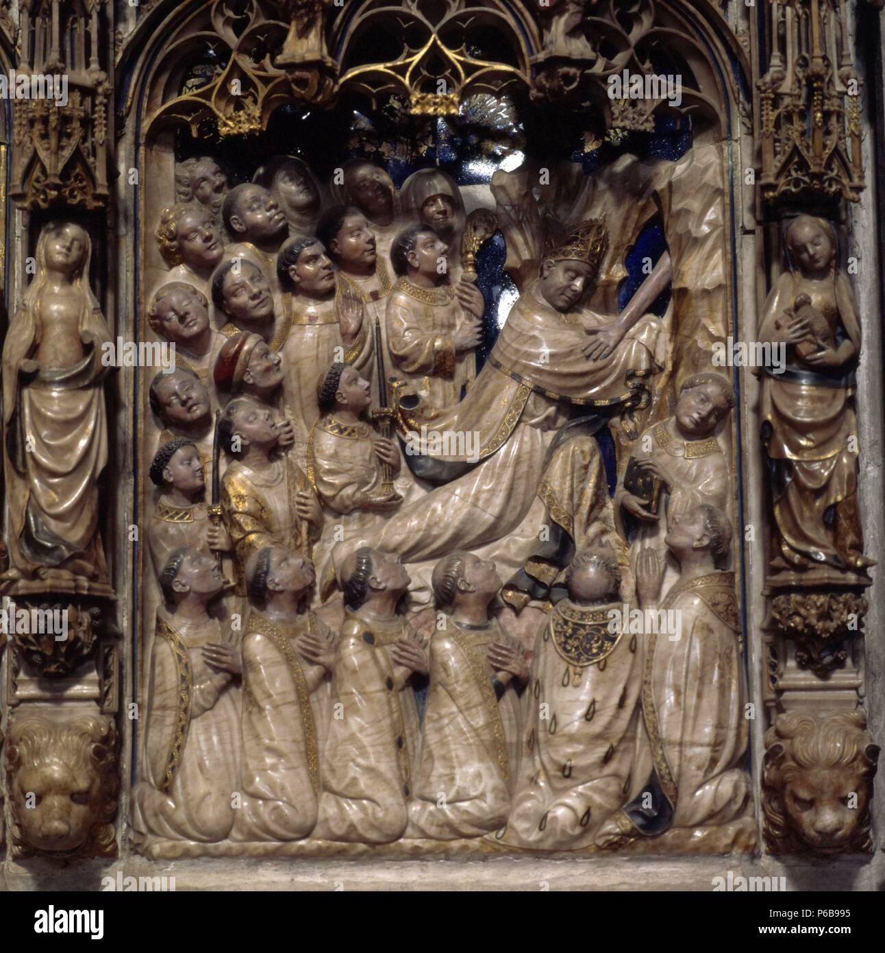 Altarpiece of saint tecla hi-res stock photography and images - Alamy