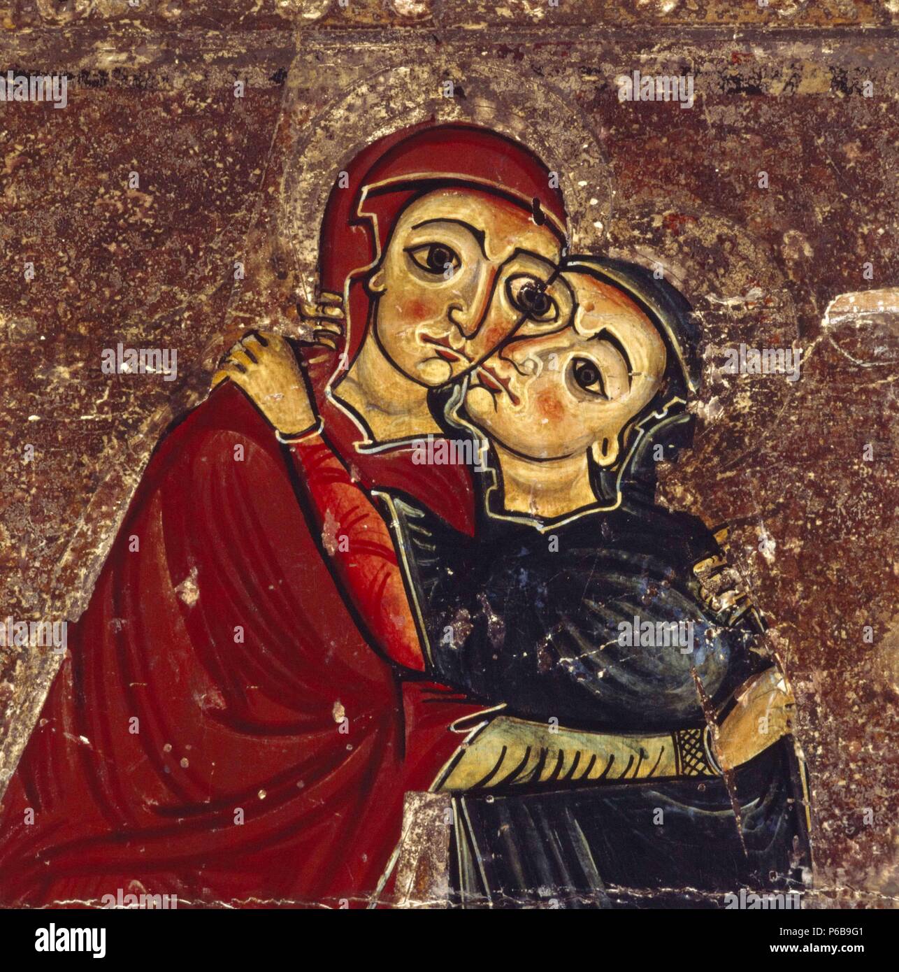 Romanesque Altar Frontal with Mary Magdalen and Virgin Mary. From Santa ...