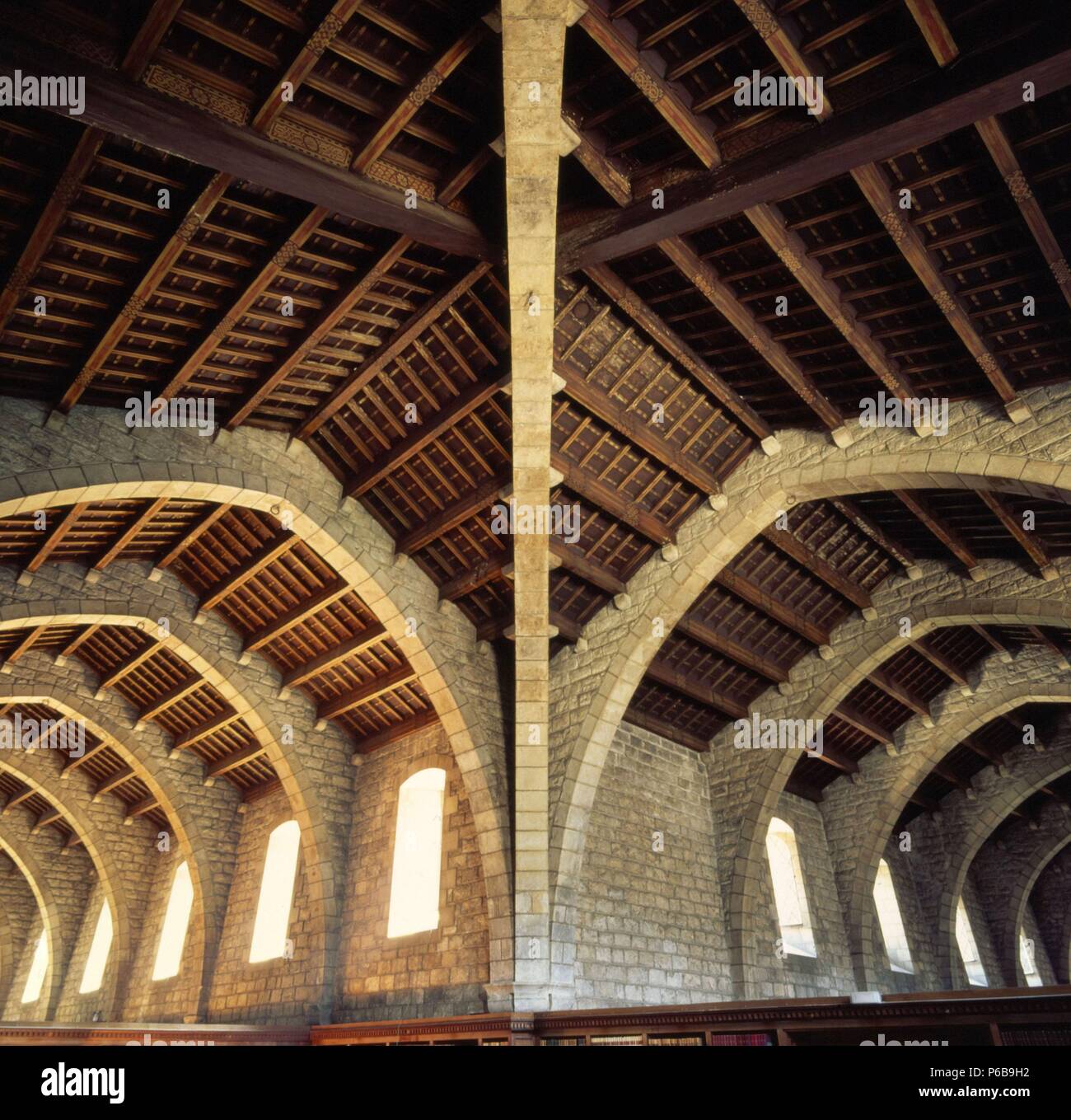 Library of Catalonia Stock Photo - Alamy
