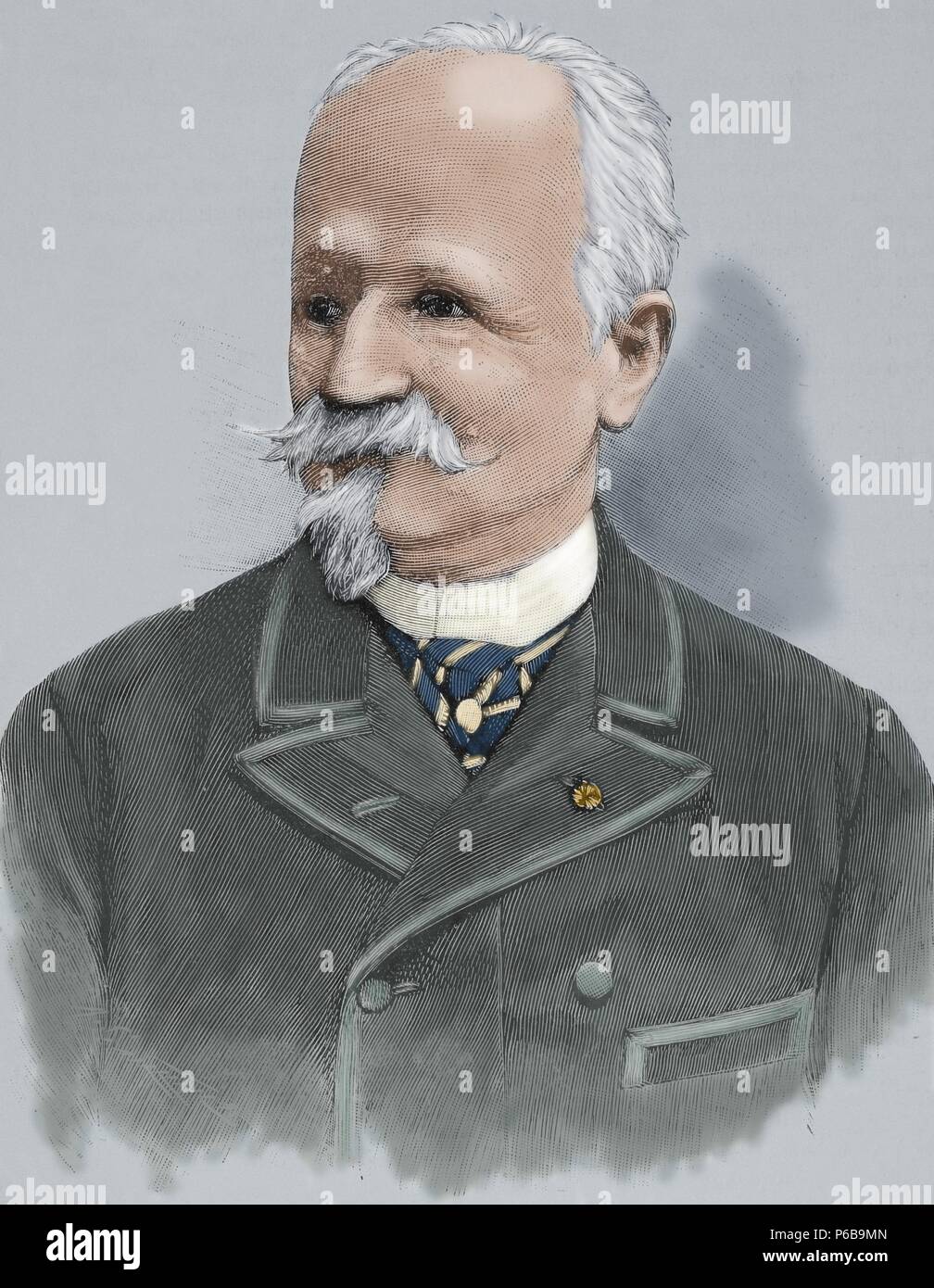 Jorge Busato (1836-1917). Italian painter scenographer. Engraving in ...