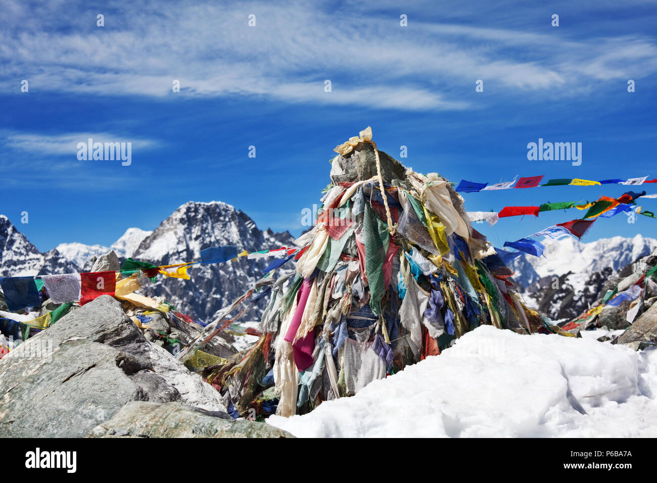 Mountains in Sagarmatha region, Himalaya Stock Photo - Alamy