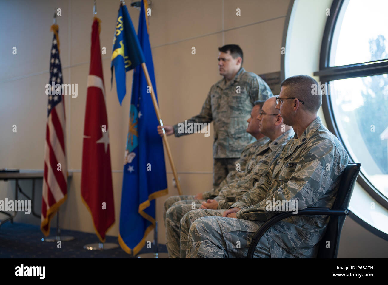 The 39th Security Forces Squadron change of command takes place at ...