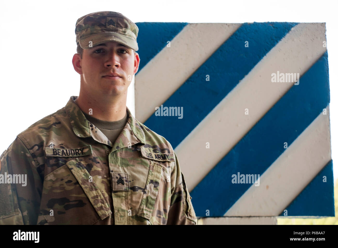 Sgt. Anthony Beaudry, a combat medic assigned to 3rd Battalion, 67th ...