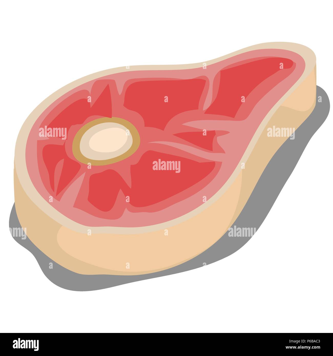 Close up pork Stock Vector Images - Alamy
