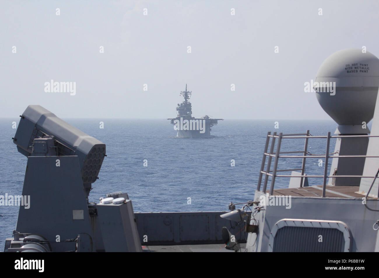 180623-N-HG389-142 (ATLANTIC OCEAN) The Wasp-class amphibious assault ...