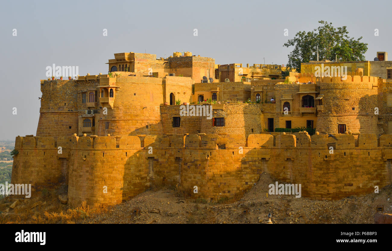 Ancient Jaisalmer Fort of Rajasthan, India. Jaisalmer Fort is the ...