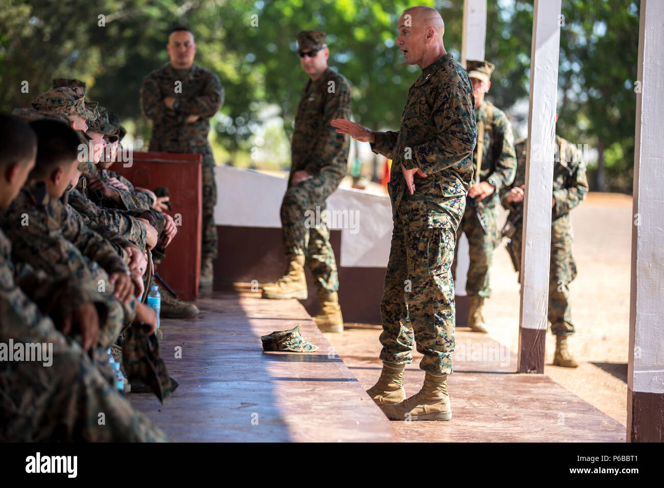 U.S. Marine Corps Maj. Gen. Richard Simcock III, commanding general of ...