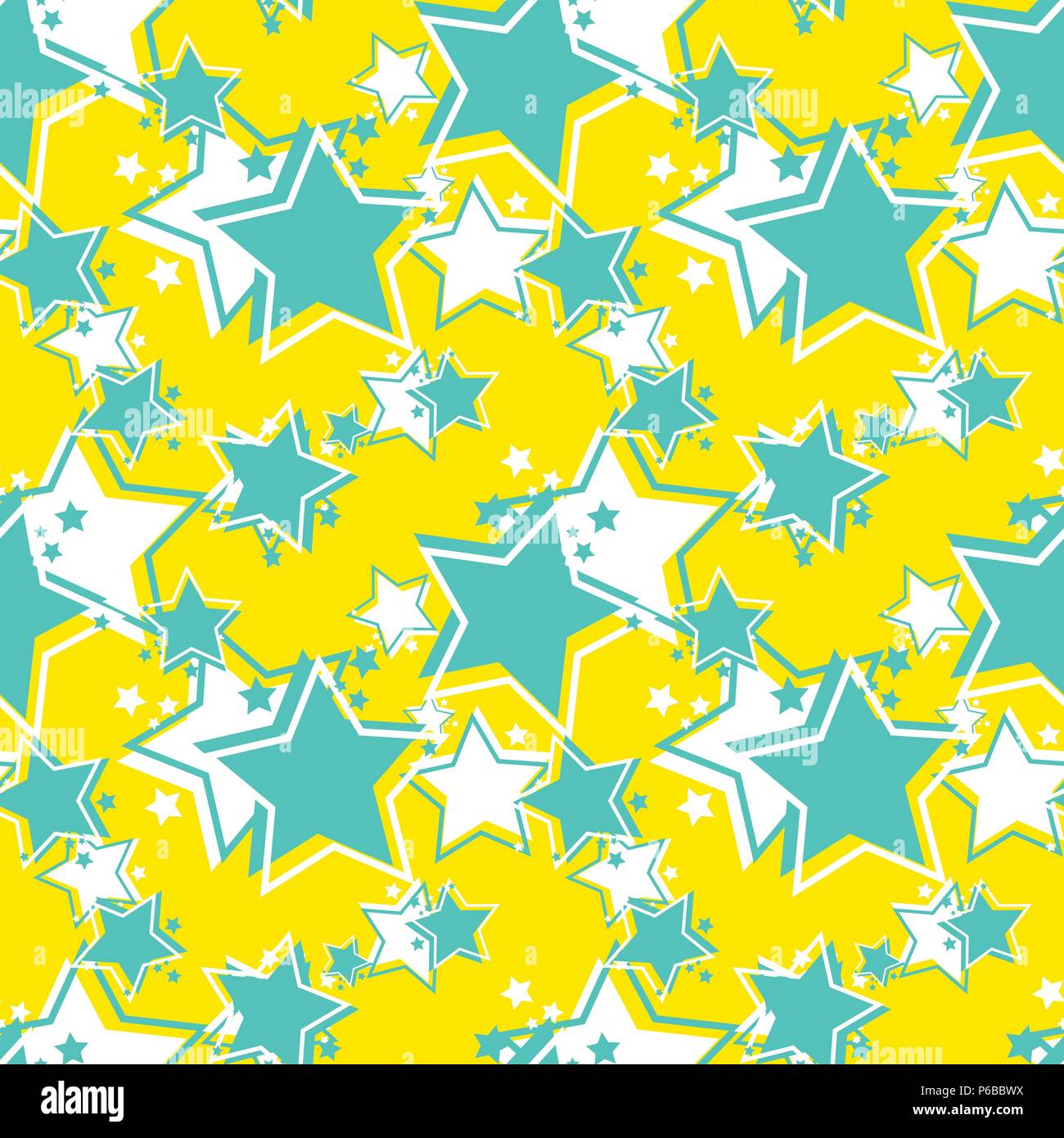 Seamless repeating background from stars Stock Vector Image & Art - Alamy