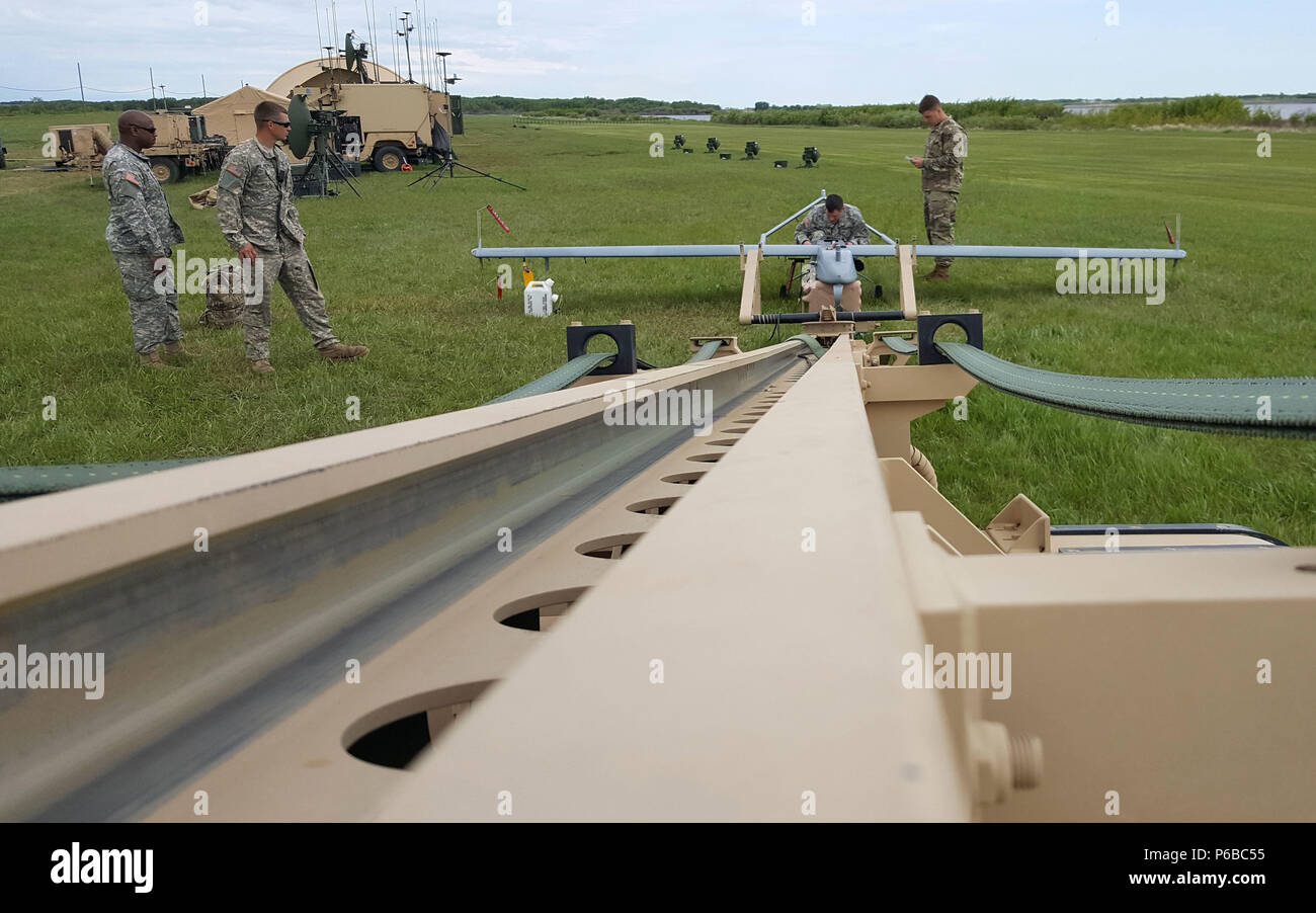 Unmanned aerial vehicle operators and maintainers of Detachment 1 ...