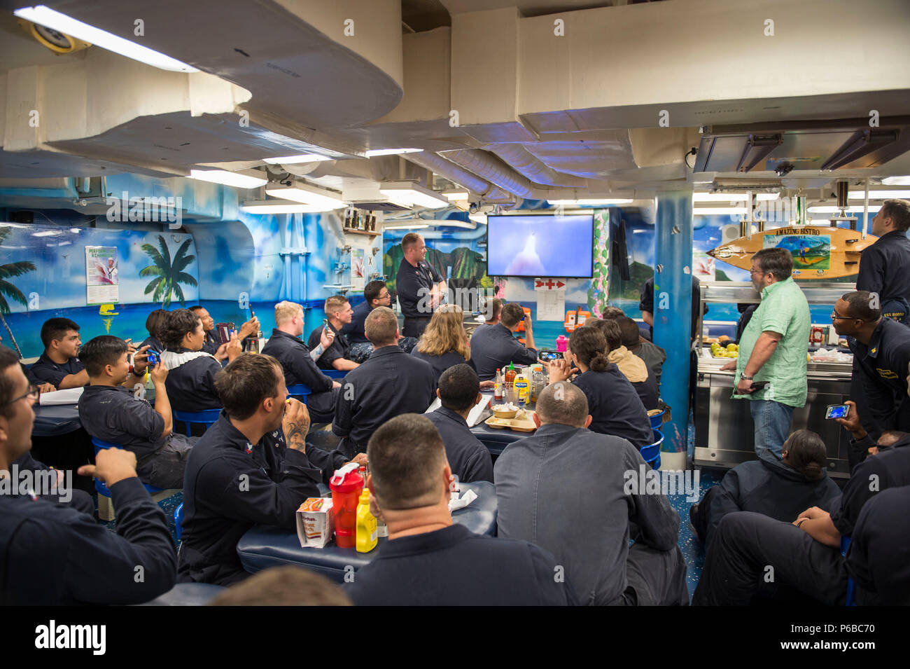 160525-N-ZK021-006 - PACIFIC OCEAN (May 25, 2016) - Sailors aboard the ...
