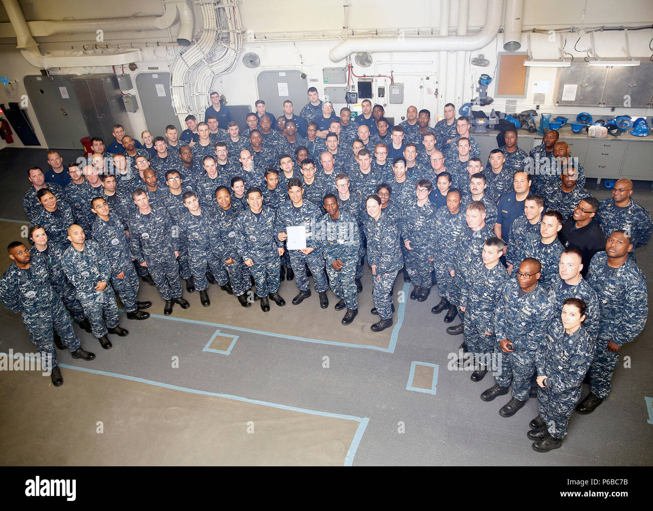 NEWPORT NEWS, Va. (May 24, 2016) Pre-Commissioning Unit Gerald R. Ford ...
