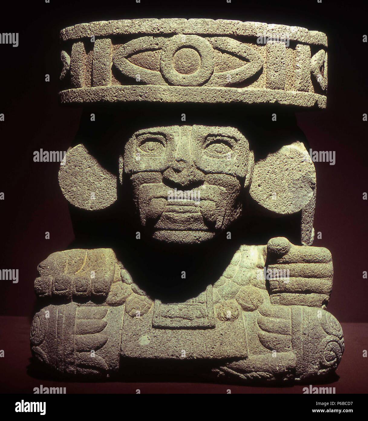 Perfil De Huehueteotlxiuhtecuhtli Dios Azteca Del Fuego