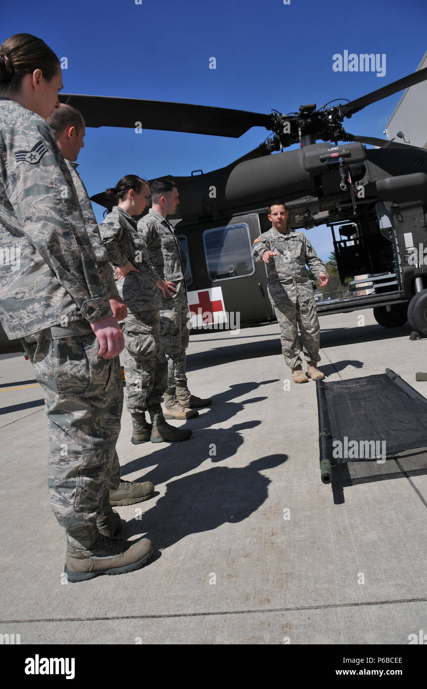 Sgt. Brad Demers, flight medic for the Massachusetts Army National ...