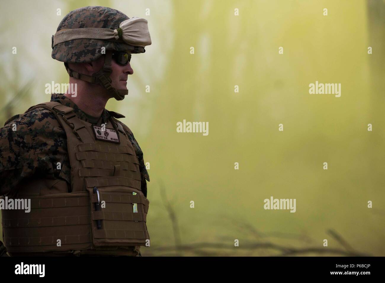 U.S. Marine Corps Lt. Col. Steven Sutey, Commanding Officer of 1st ...