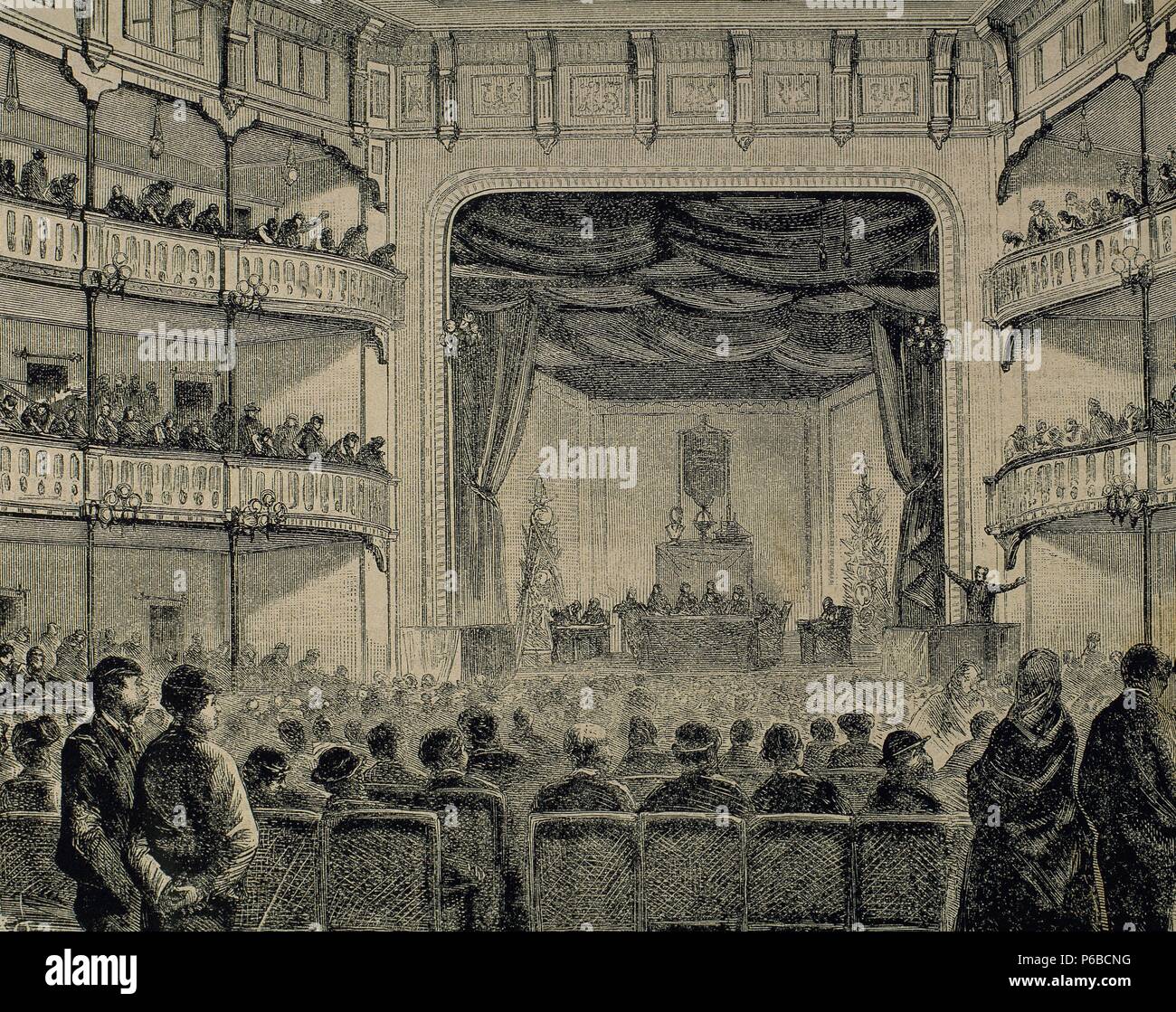 The first spanish workers' congress hi-res stock photography and images ...