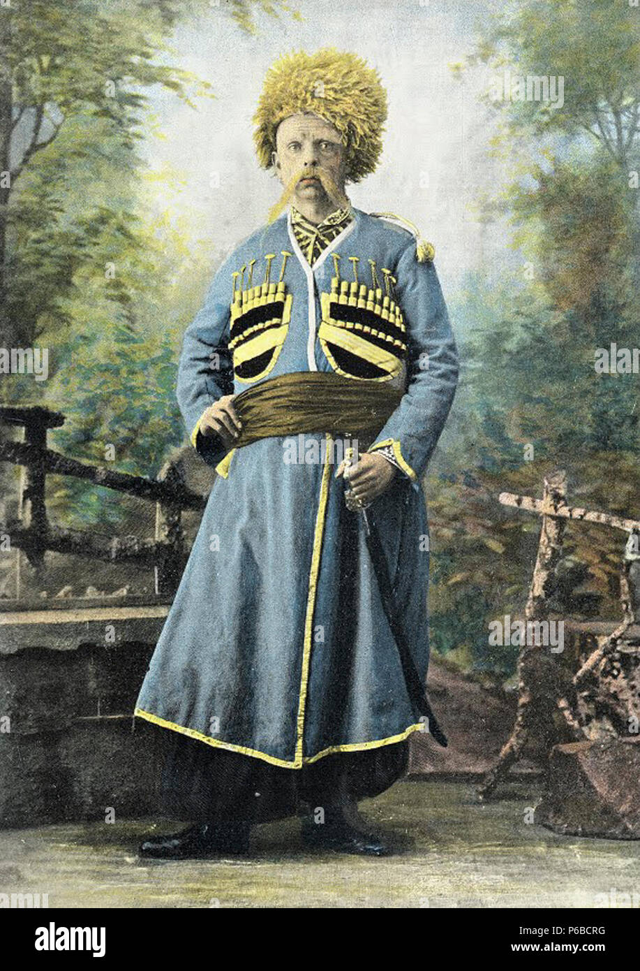 1898 photo of circassian man Stock Photo - Alamy